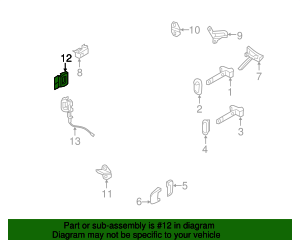 90475-JX55B - Handle 2013-2021 Nissan NV200 | Nissan Parts ...
