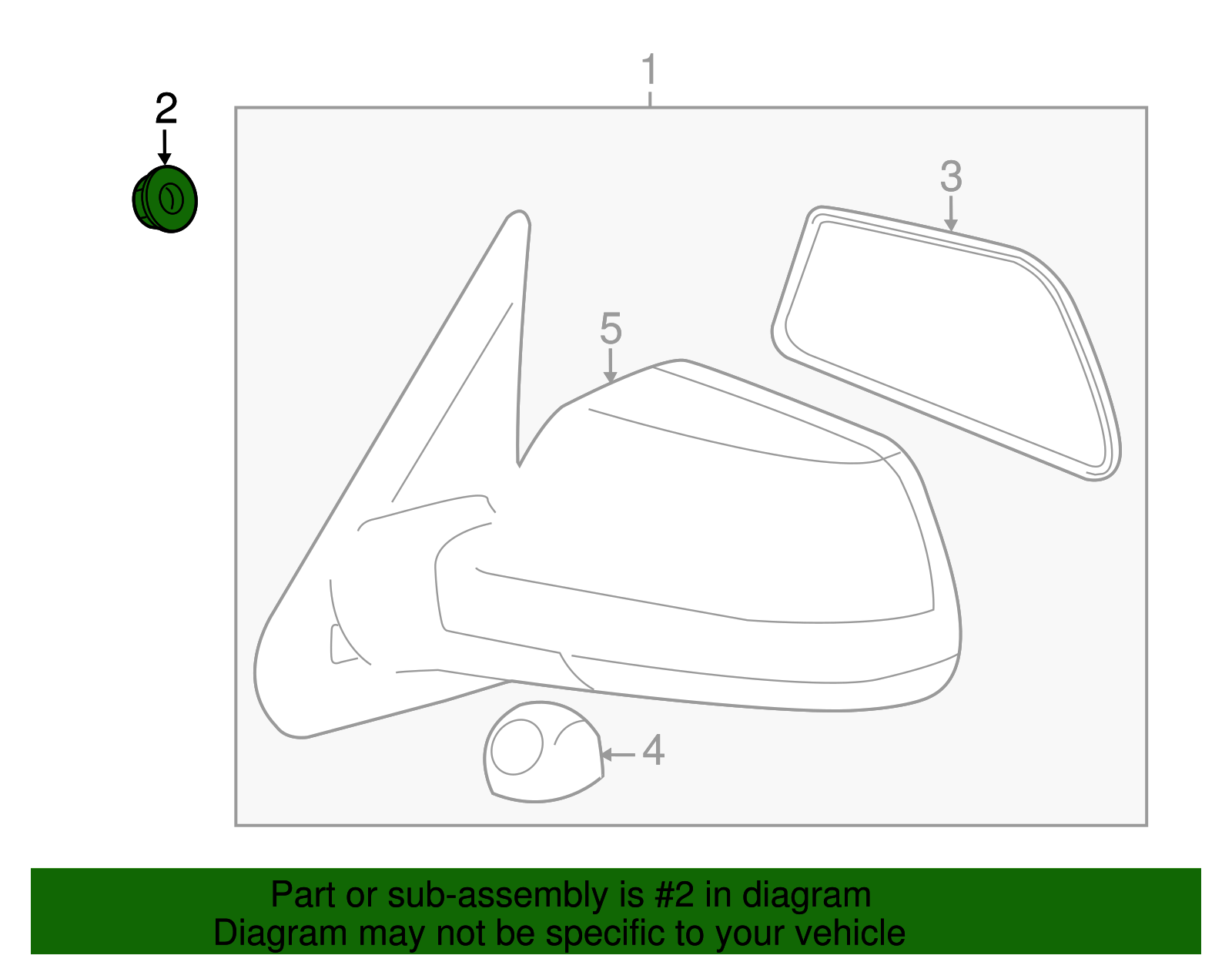 1994-2024 Toyota Mirror Assembly Nut 90080-18071 | Toyota Parts Center