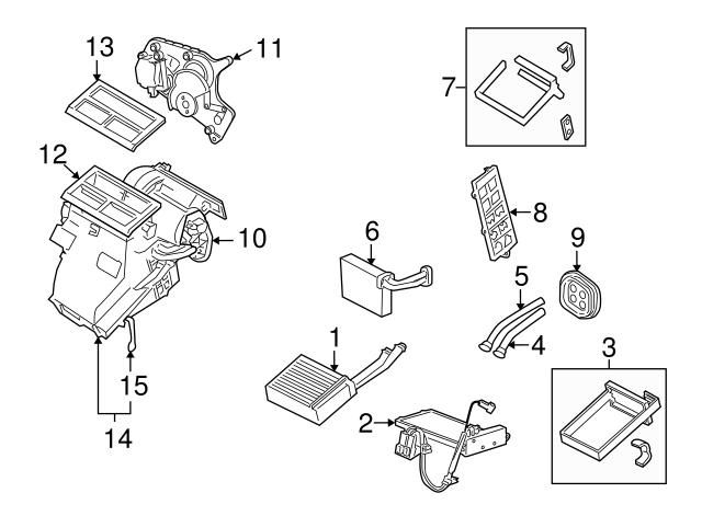 30665337 - HVAC Heater Hose Outlet Tube 2004-2013 Volvo ...
