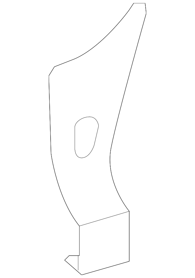 2006-2009 Toyota 4Runner Air Guide 53154-35031 | Toyota Parts Center