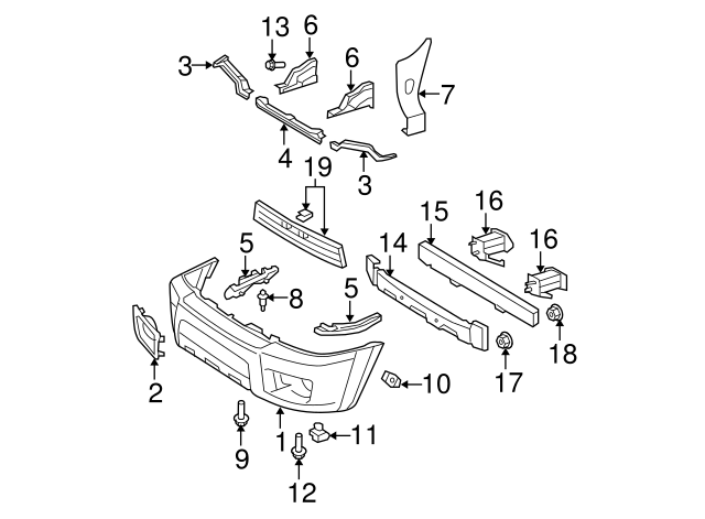 2006-2009 Toyota 4Runner Mount Bracket 52145-35060 | OEM Parts Online