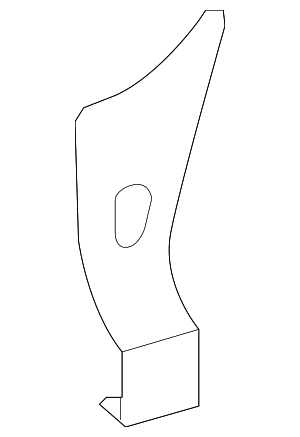 2006-2009 Toyota 4Runner Air Guide 53154-35031 | Toyota Parts Center