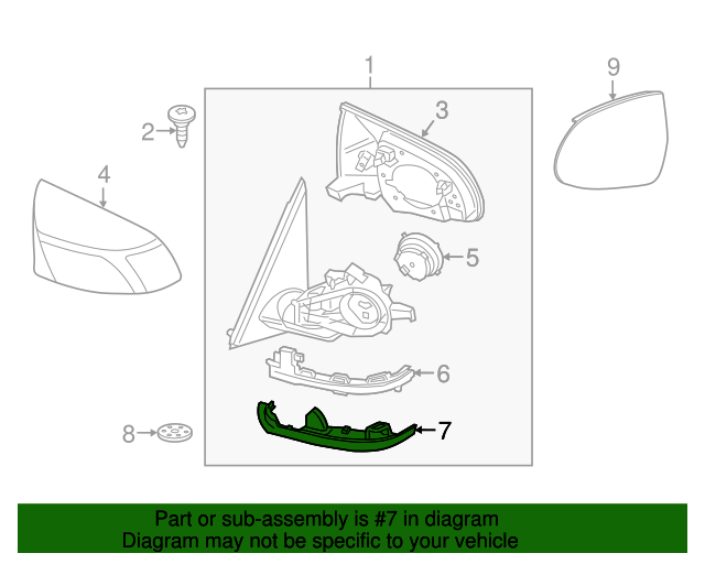 Genuine BMW 51-16-7-327-896 | Housing Lower Section Right | FREE ...