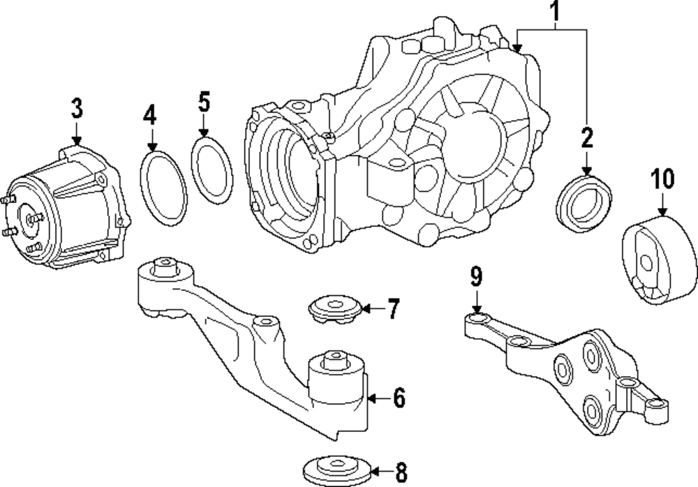2024-2025 Toyota Grand Highlander Companion Flange 41303-48050 | Toyota San Diego Parts