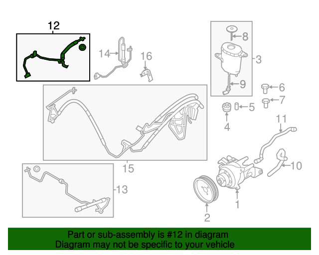 Genuine BMW 32-41-6-796-372 | Upper Return Line | FREE Shipping on Most ...