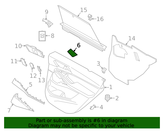 Genuine BMW 51-41-6-997-658 | Inner Cover | FREE Shipping on Most ...
