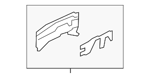 2013-2017 GM Front Driver Side Wheelhouse Panel Upper Outer Side Rail ...