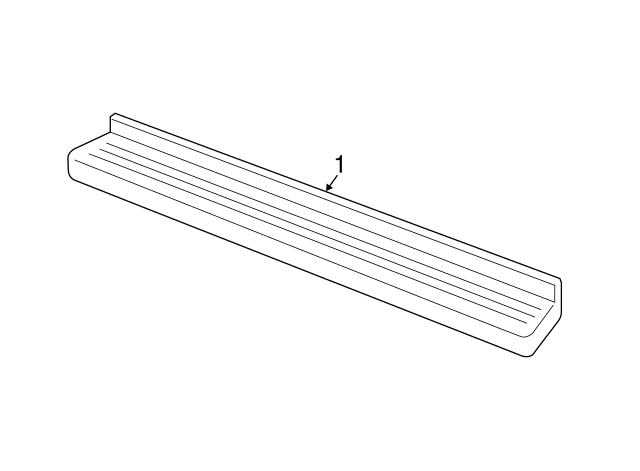 68190197AA - Board Running Board Left - 2013-2020 Mopar | Mopar Parts ...