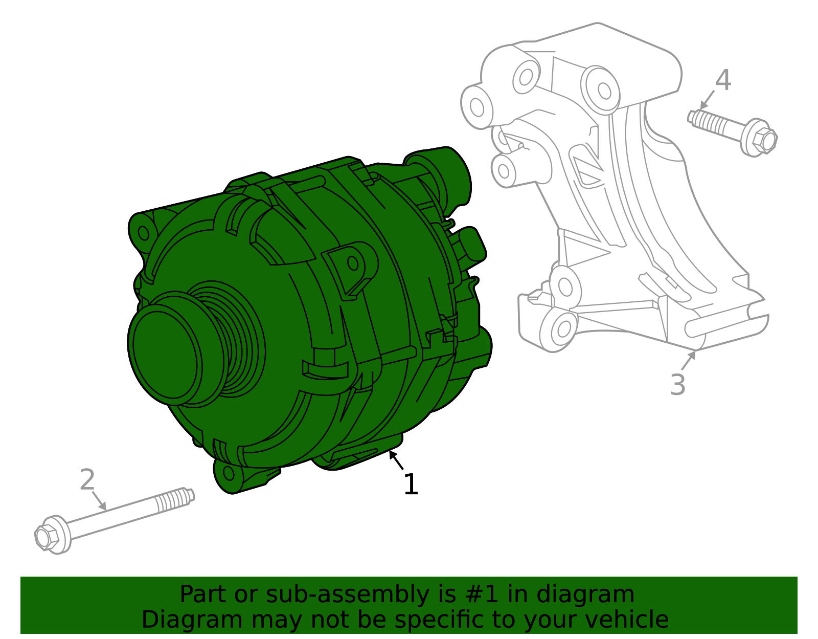 2021-2022 GM Alternator 13539729 GM | GMPartsDirect.com