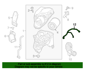 2016-2021 Chevrolet PCV Valve Tubing 12640659 | TascaParts.com