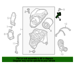 2016-2019 Chevrolet Cruze Mass Airflow Sensor 55498433 GM ...