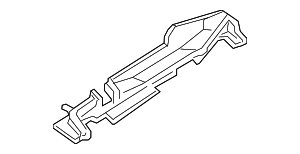 2017-2020 Audi Fender Ledge Cover 8W0-821-169-C | Genuine Audi Parts