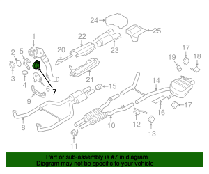 2009-2023 BMW Exhaust Muffler Clamp 18-30-7-793-766 | AutoNationParts.com