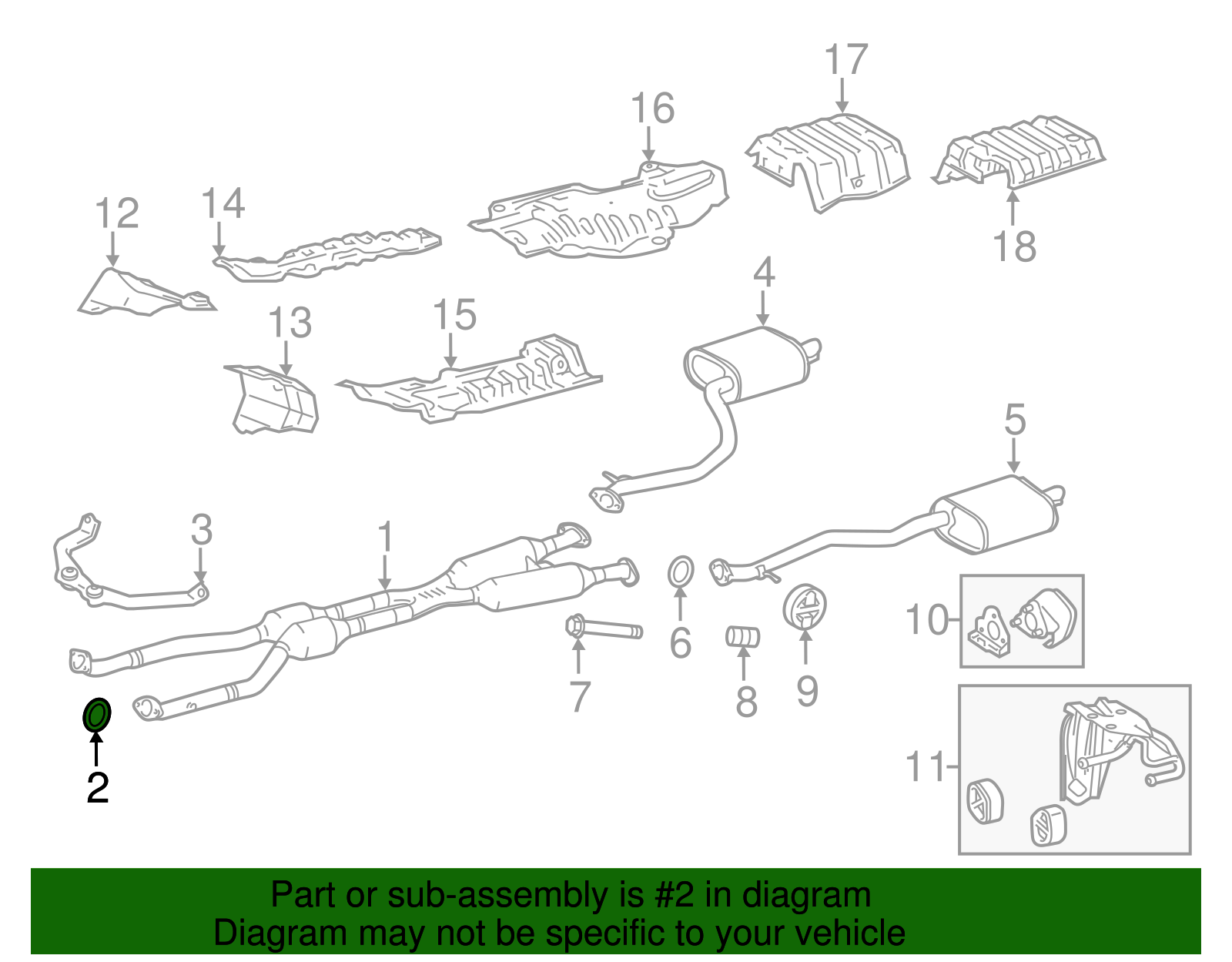 90917-06078 - 1997-2024 Lexus - Exhaust Pipe To Manifold Gasket | My L ...