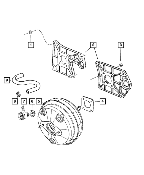 Power Brake Booster for 2007 Jeep Wrangler | Mopar eStore