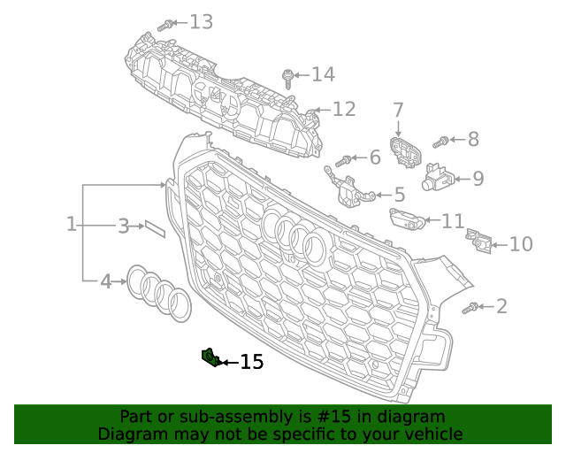 8W6-853-140-D-9B9 - Cap 2020-2023 Audi | Audi OEM Parts
