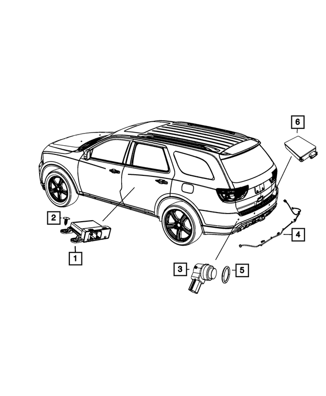 2014-2022 Mopar Parking Assist Module 68204477AF | Mopar eStore