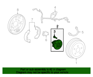 2009-2019 Toyota Hub & Bearing 42450-02170 | OEM Parts Online