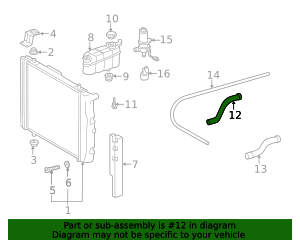 463-501-65-82 - Lower Hose 2002-2012 Mercedes-Benz | Mercedes-Benz USA ...