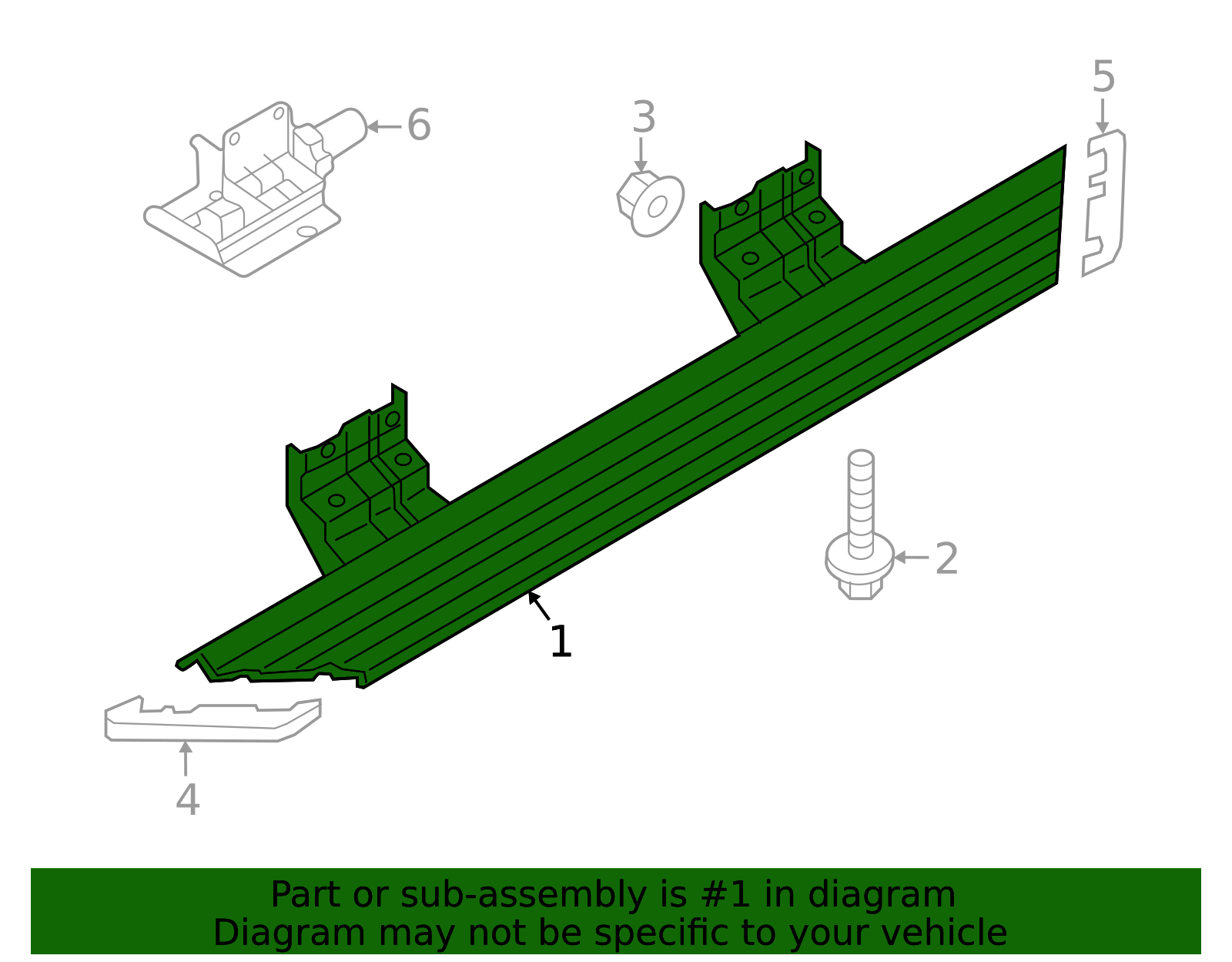 2015-2024 Ford Running Board KK4Z-16450-AF | OEM Ford Parts Online