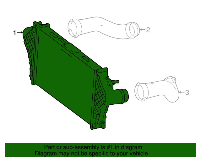 099-500-29-00 - Inter-Cooler 2015-2017 Mercedes-Benz | Mercedes-Benz ...