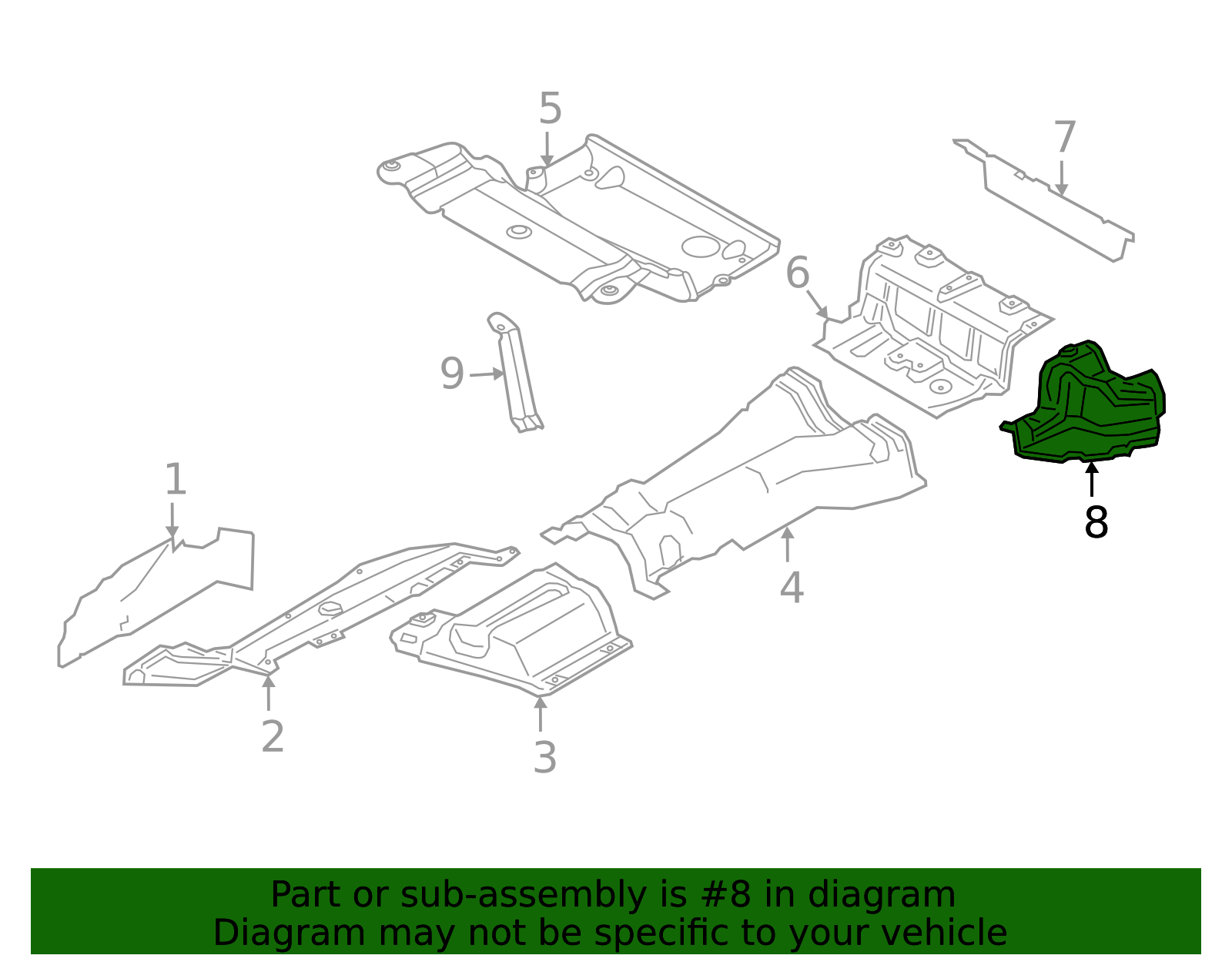 Genuine BMW 51-48-8-070-514 | Heat Shield | FREE Shipping on Most ...