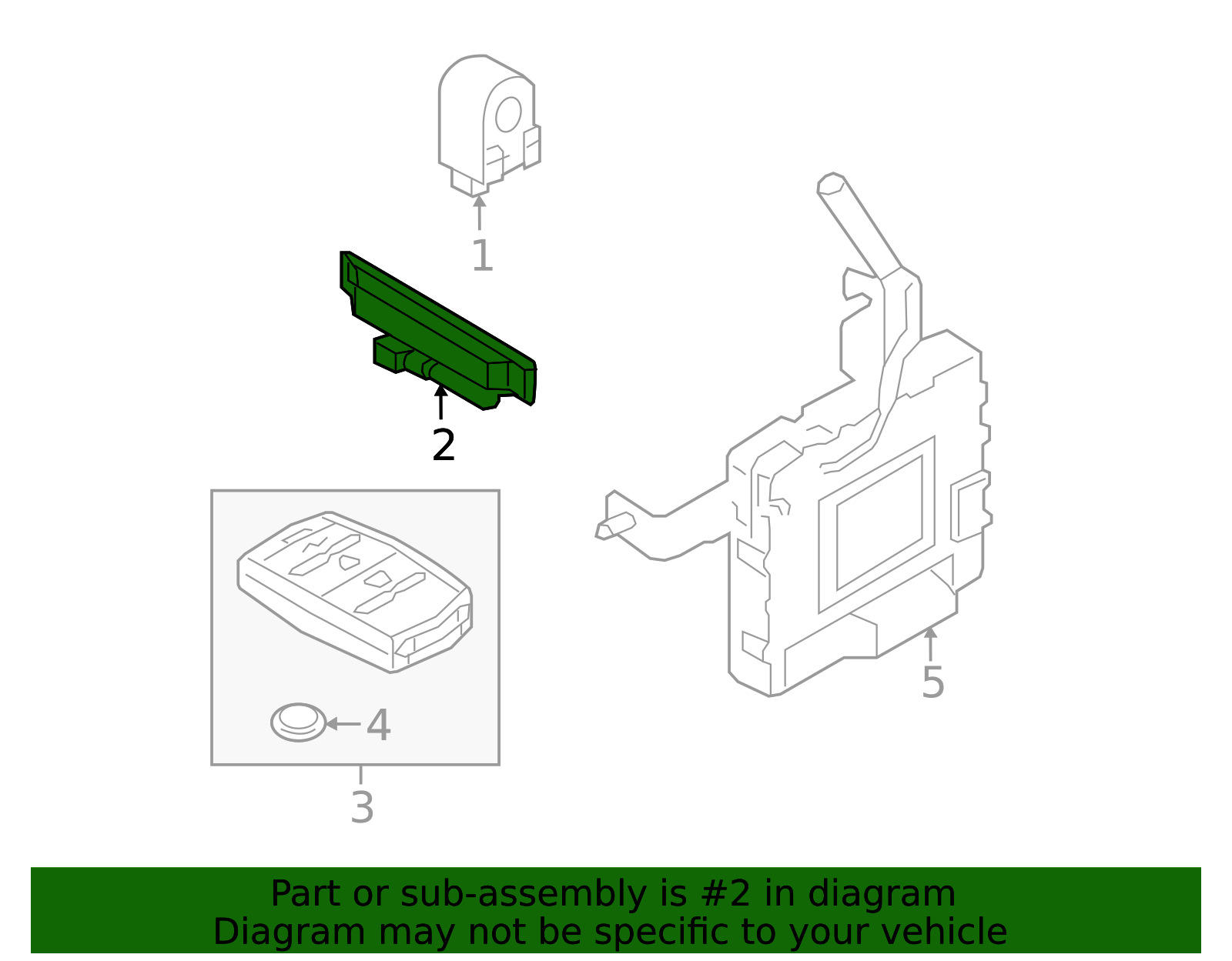 2022-2025 Genesis Antenna 95460-AR100 | World OEM Parts Hyundai