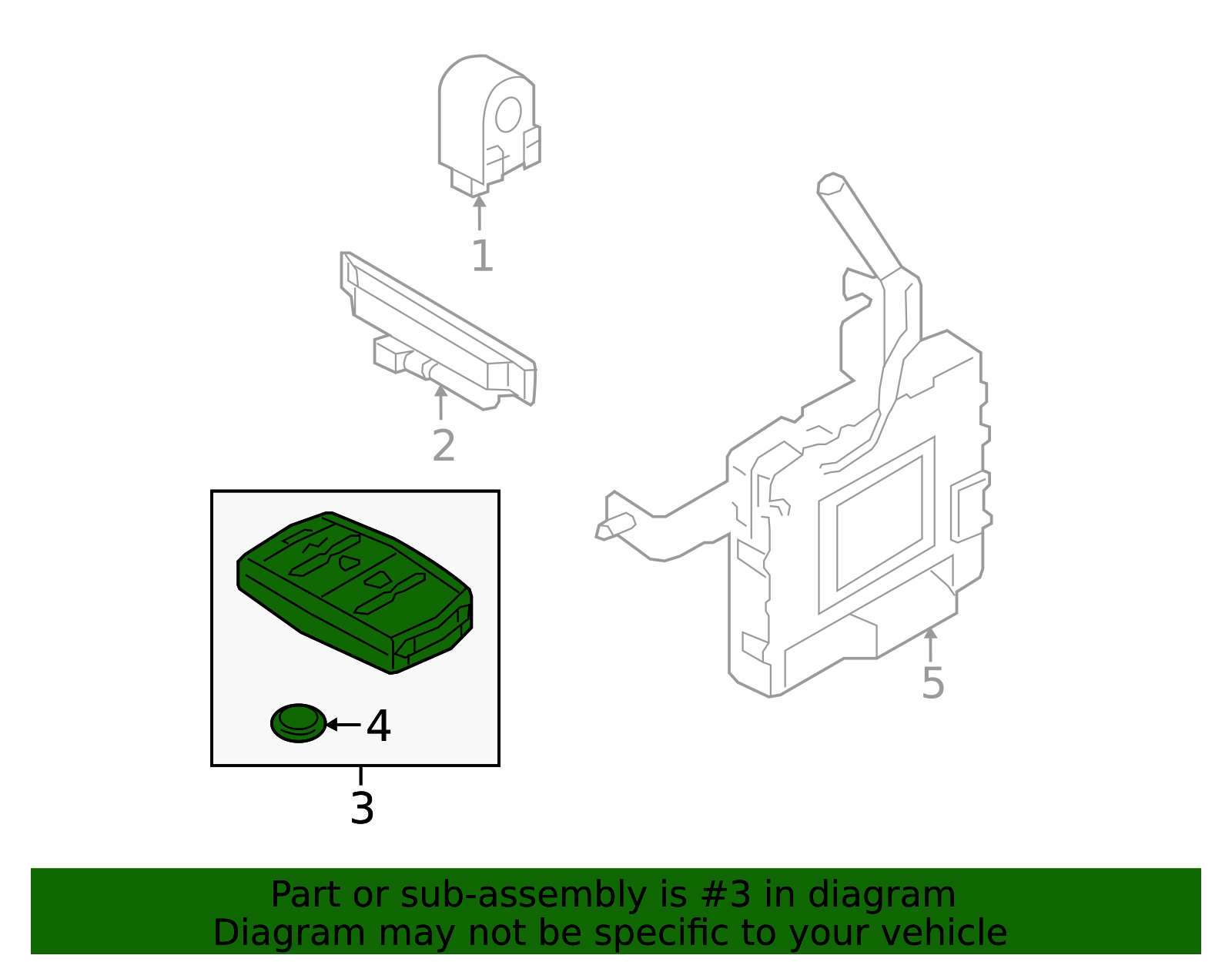Genuine Transmitter for 2022-2025 Genesis GV70 | Part# 95440-AR011 ...
