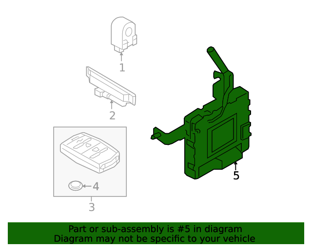 2024 Genesis GV70 Unit Assembly Ibu 954B0-ARGC0 | OEM Parts Online