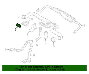 2014-2024 Mitsubishi Air Outlet 8030A208 | Mitsubishi Parts Warehouse ...
