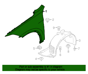 Genuine BMW 41-00-7-427-299 | Fender | FREE Shipping on Most Orders ...