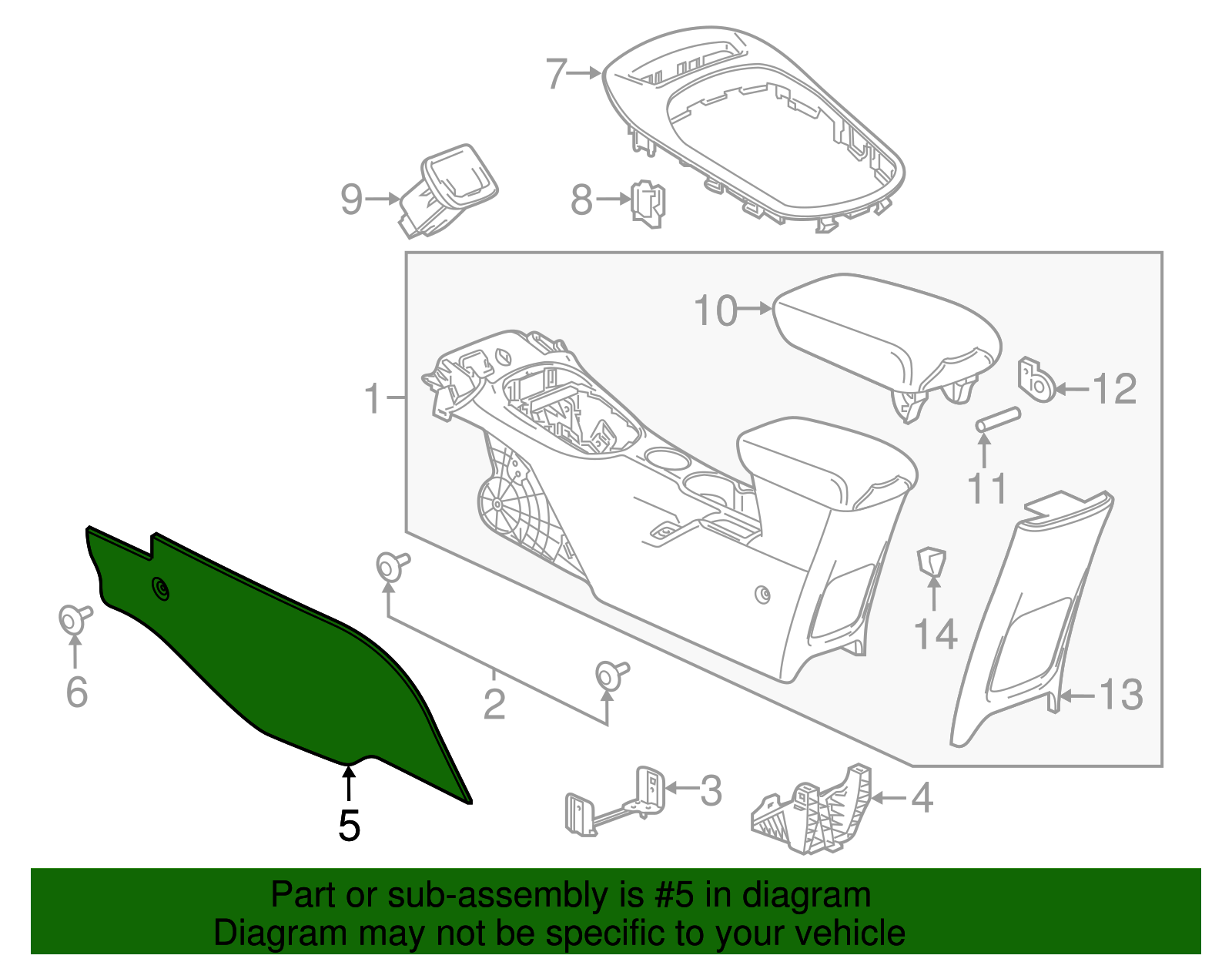 Buy Genuine GM Auto Parts - Panel (Part # 84086121) | GM Parts Store