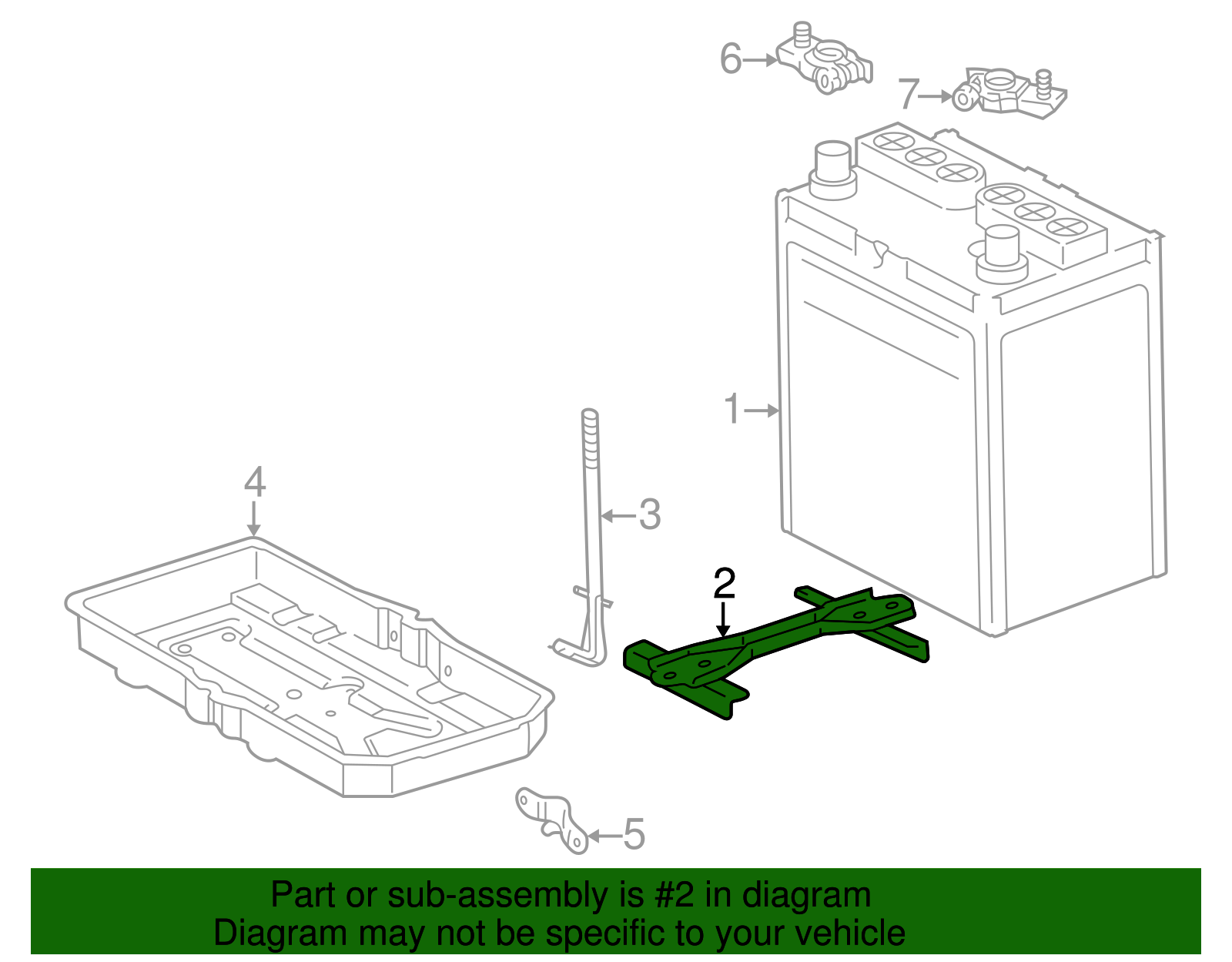 1996-2006 Toyota Clamp; Clamp Sub-Assembly 74404-42030 | Toyota Parts ...