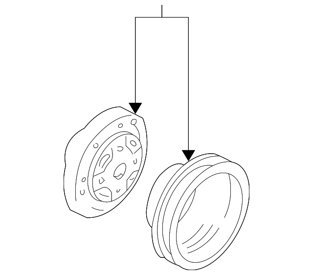 2001-2007 FORD Damper & Pulley 3F2Z6B321AA | TascaParts.com
