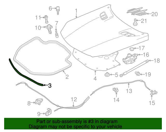 231-887-00-98 - Front Seal 2013-2019 Mercedes-Benz | Mercedes-Benz USA ...