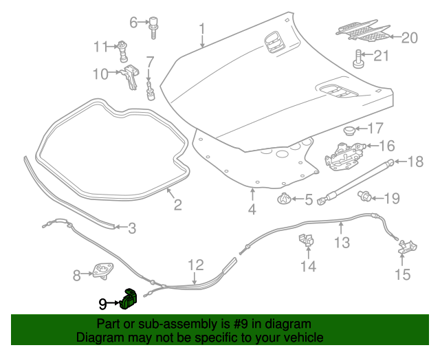 172-880-05-60 - Latch Assembly 2012-2023 Mercedes-Benz | Mercedes-Benz ...