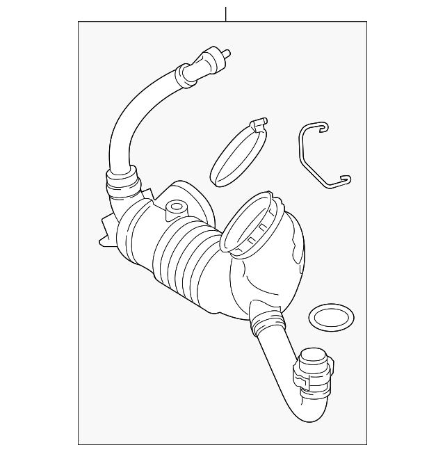 Genuine BMW 13-71-8-574-783 | Outlet Tube | FREE Shipping on Most ...