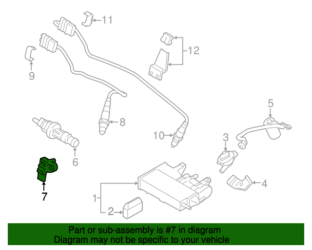 13-62-8-637-897 - Manifold Absolute Pressure Sensor - 2014-2022 Mini ...