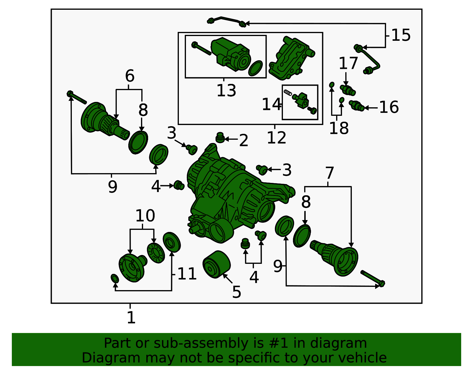 2020-2025 Audi Differential Assembly 0BX-500-043-C | Audi USA Parts