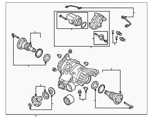 2020-2025 Audi Differential Assembly 0BX-500-043-C | Audi USA Parts