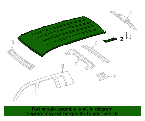 253-650-07-00 - Roof Panel 2020 Mercedes-Benz | Mercedes-Benz USA Parts