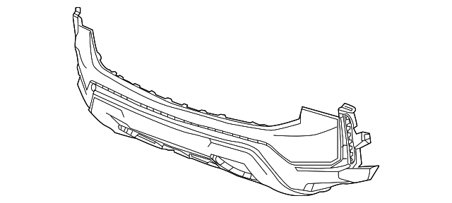 2021-2024 Chevrolet Suburban Fascia 85004732 GM | GMPartsDirect.com