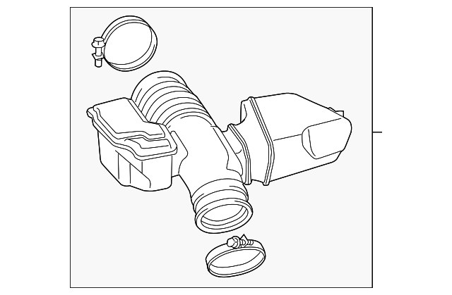 17880-38040 - Air Hose - 2008-2019 Toyota Land Cruiser | OEM Genuine ...