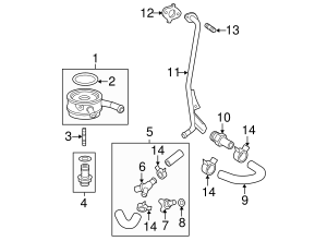2001-2022 Toyota Cooler Pipe Gasket 16258-28040 | Toyota Parts Center