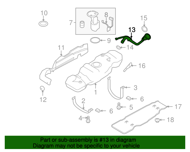 2010-2012 Ford F-150 Filler Pipe CL3Z-9034-B | OEM Parts Online