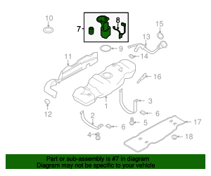 Genuine OEM Ford Part - Fuel Pump 9L3Z-9H307-D | Genuine OEM Ford Parts ...