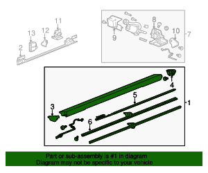 2015-2020 GM Passenger Side Running Board 84540922 GM | GMPartsDirect.com