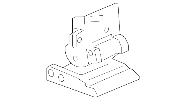 2015-2020 GM Passenger Side Assist Step Rear Bracket 22935840 GM ...