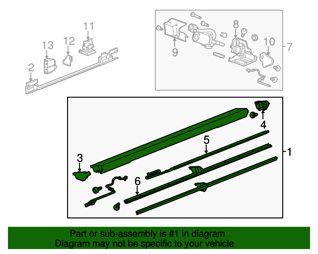 2015-2020 GM Assist Steps, Rectangular, Black - Driver's Side (LH ...
