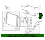 2020-2023 GM Radiator Surge Tank 84622147 | GM Parts Center